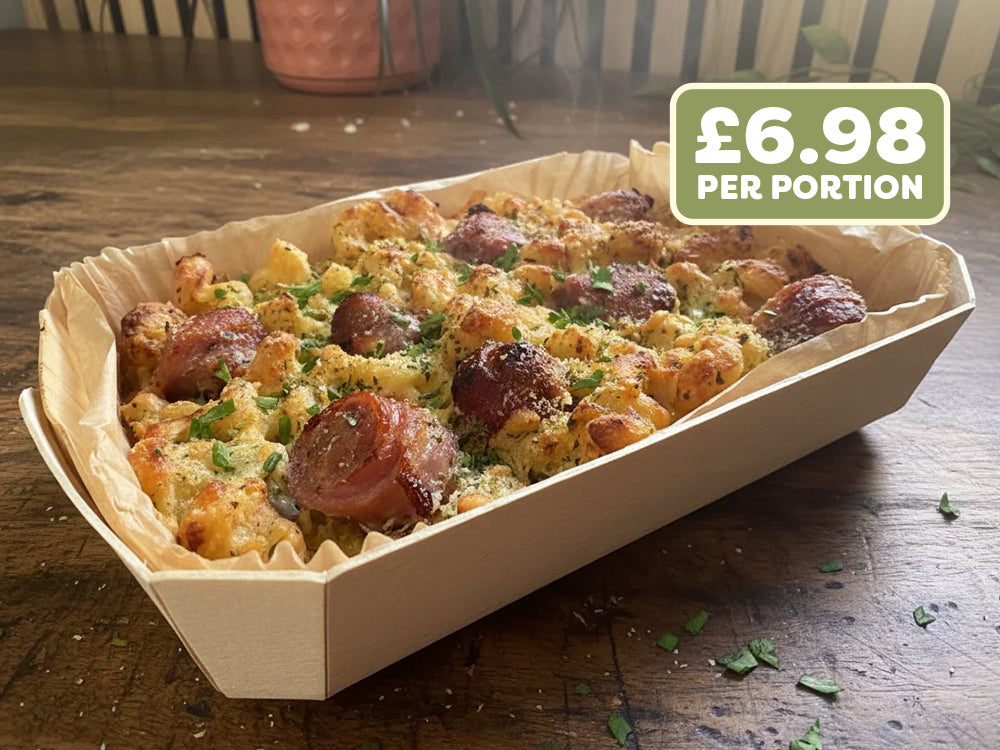 Big Nanny's Pigs n' Blankets Macaroni Cheese – The Calzone Kitchen